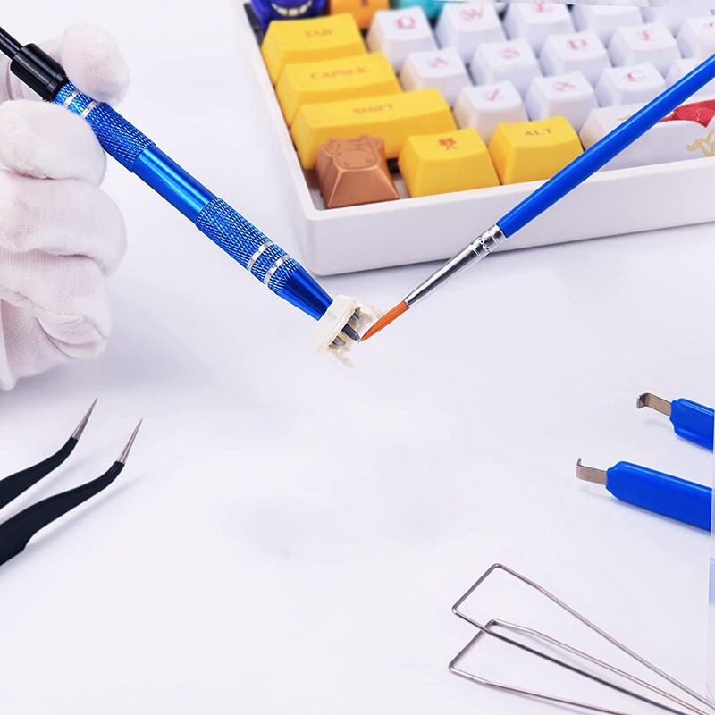 6 PCS Keyboard Lube Kits Keycap Puller Switch Puller Switch Lube Tools ...