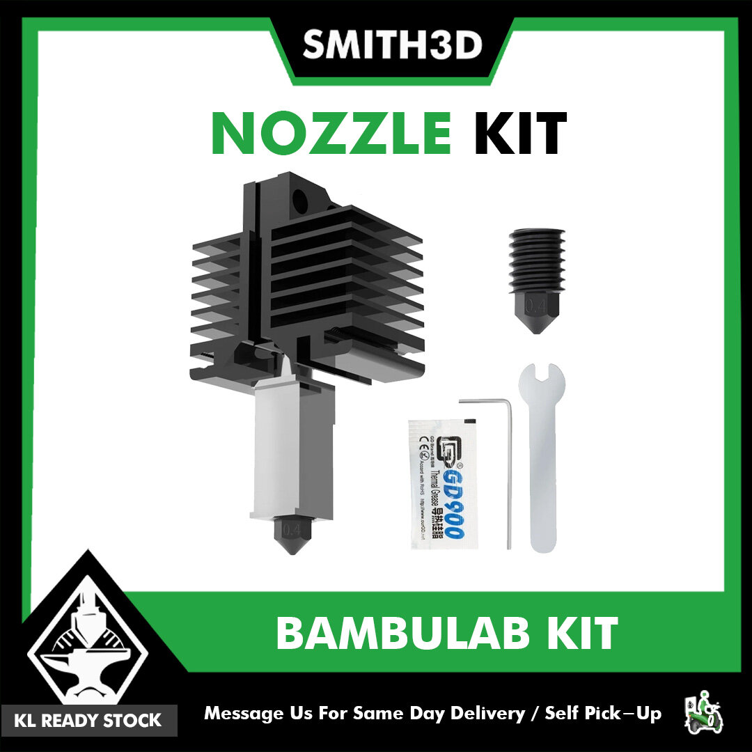 Bambulab X1 / X1CC / P1P Spare Parts Hotend Heatsink Heat Block Nozzle ...