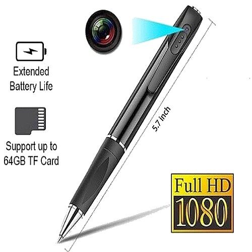 32GB Spy Pen Mini Hidden Camera - 1080P Full HD Video Record - Big ...