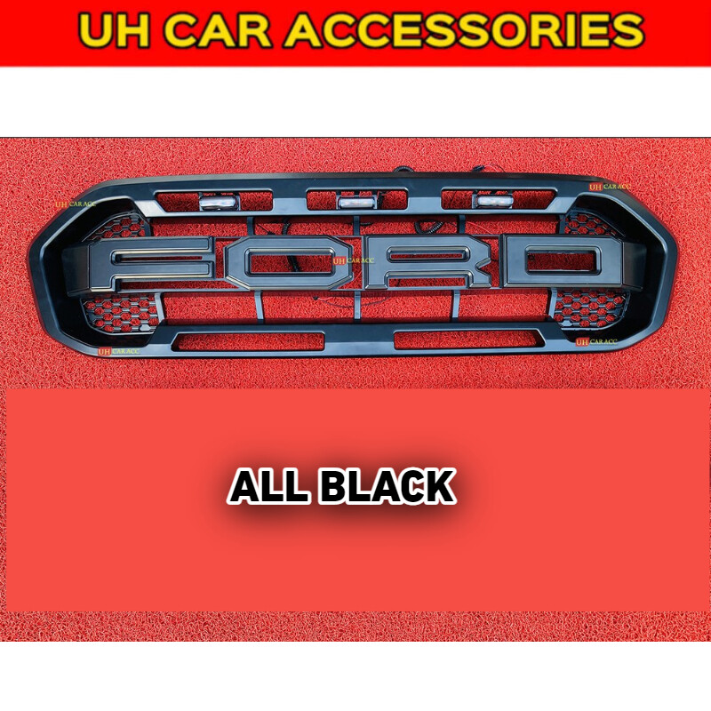FORD RANGER T8 2.2 XLT (V2) FRONT BUMPER GRILLE GRILL GARNISH WITH LED ...