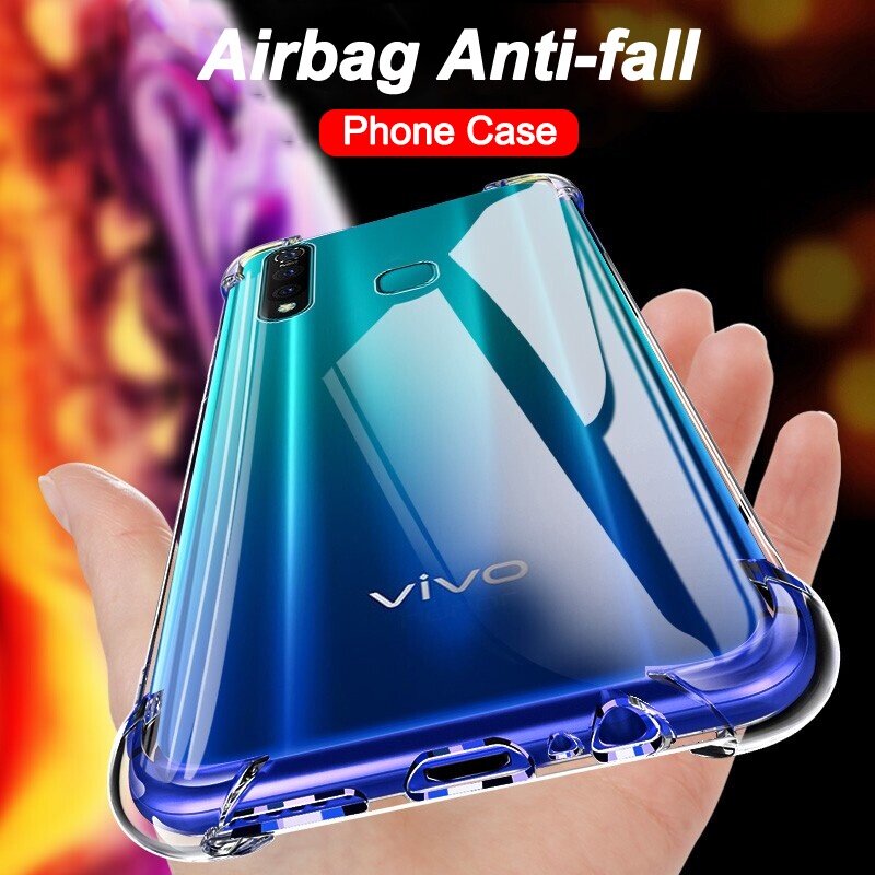 เคสใส กันกระแทก สำหรับ สําหรับ VIVO S1 Pro Y02 Y02S Y16 Y35 Y22 Y22S Y01 Y76 Y1S Y91C Y93 Y21 ...