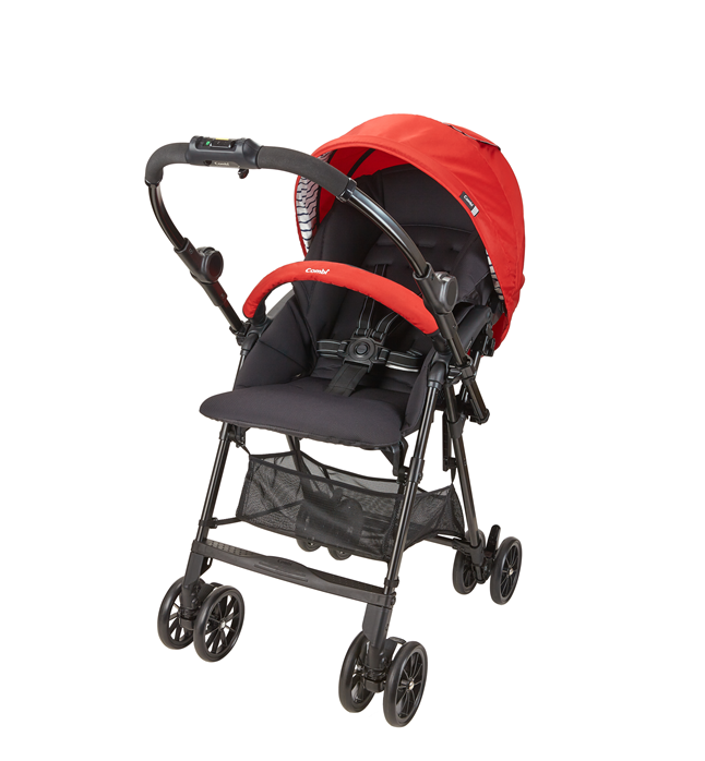 Combi Neyo 2 CAS Compact Fold Light Weight Stroller [Navy, Red] | Lazada