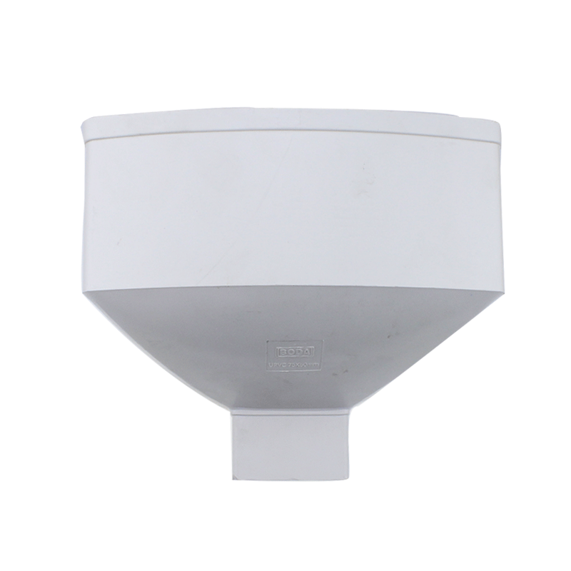 PVC Square Pipe Gutter Square Rainwater Pipe 100*70 Rainwater Hopper ...