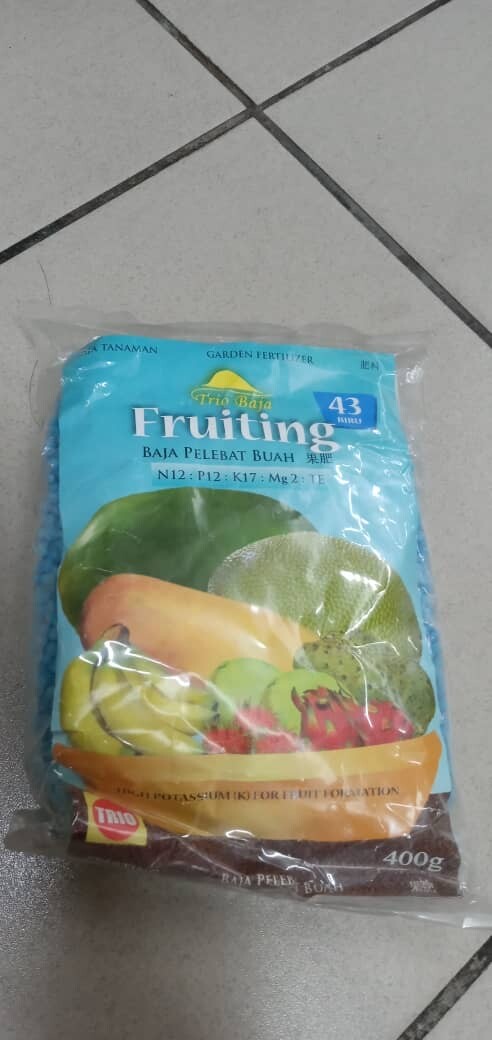 TRIO BAJA 43 FRUITING BAJA PELEBAT BUAH 400G FERTILIZER | Lazada
