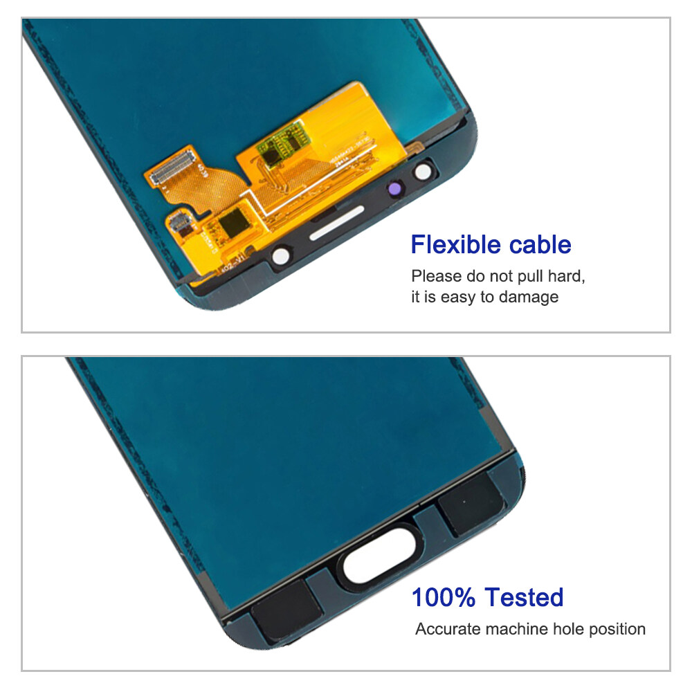 หน้าจอ LCD เปลี่ยนสำหรับ Samsung Galaxy J7 Pro 2017จอแสดงผลหน้าจอสัมผัส Digitizer Assembly J730 ...