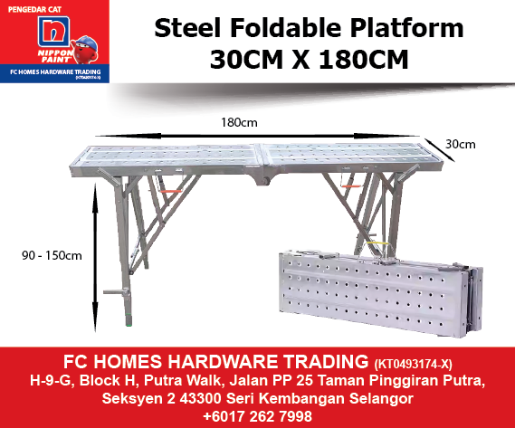 Steel Foldable Platform 30cm x 180cm | Lazada