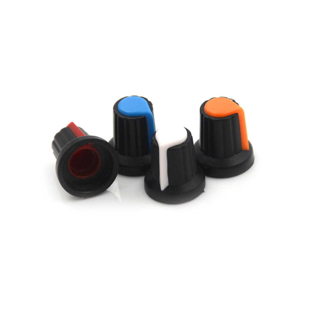 LngBo 10Pcs 15mmx17mm Potentiometer Shaft Control Rotary Knob Cap ...