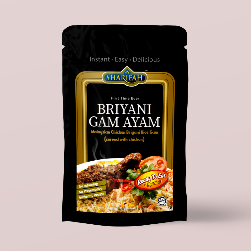 SHARIFAH Briyani Gam Ayam - Chicken Biryani (250g) Ready To Eat | Lazada