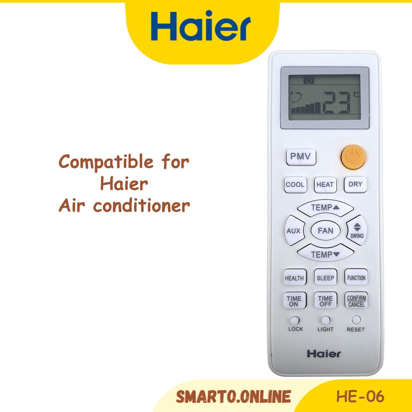 Haier Air Cond Aircond Air Conditioner Remote Control HE-06 | Lazada