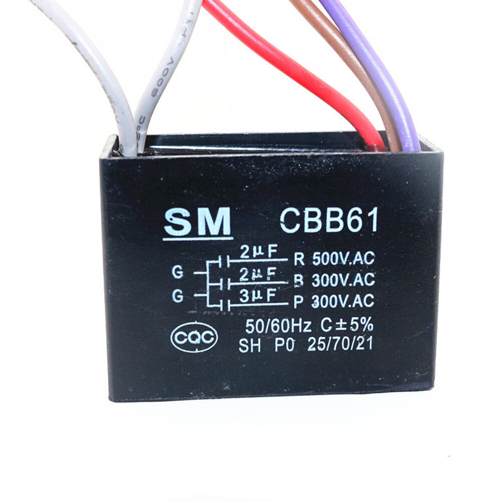 [Ahomea] คลังสินค้าพร้อม1PCS CBB61ตัวเก็บประจุเริ่มต้น300VAC 50/60Hz ...