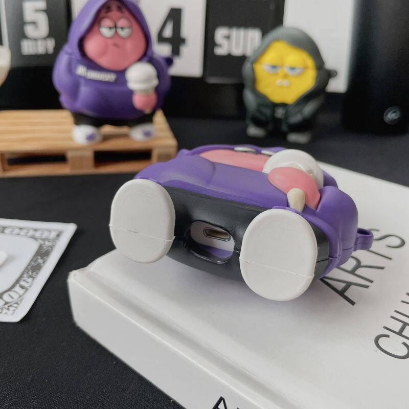 Cartoon Fashion Spongebob Patrick Star Soft Earphone Case for AirPods 1 ...