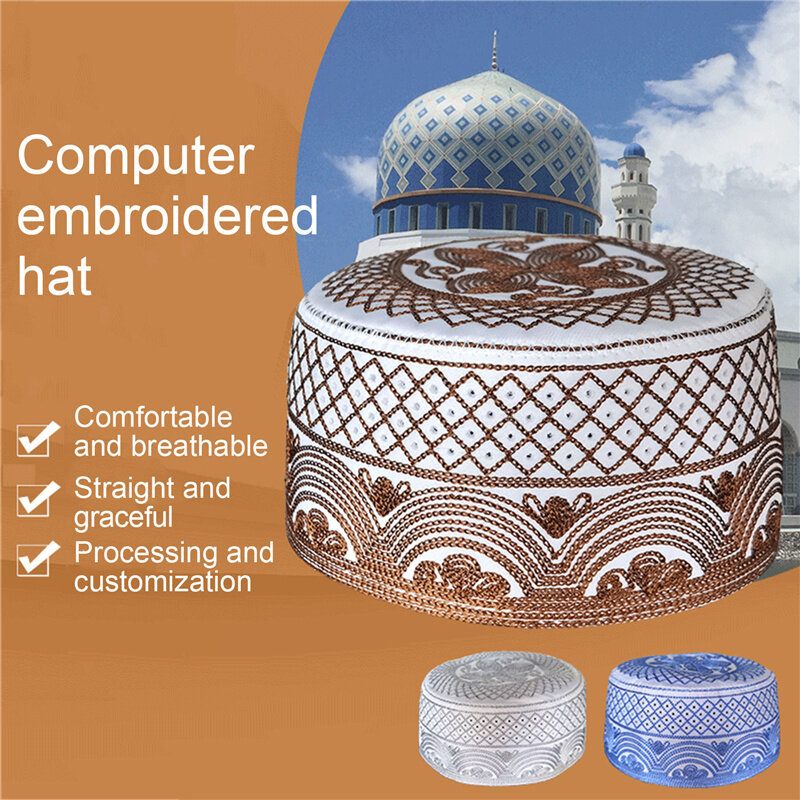 Jay Prayer Hats Topi Islamic Arab Caps Islamique Chapeau Bonnet ...