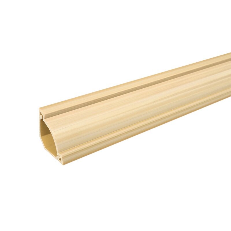Heeman4u 1 Meter PVC Self-Adhesive Raceway Angle Wall Cord Duct Corner ...