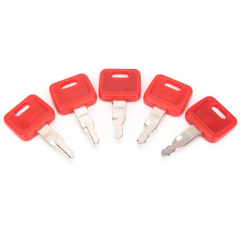 Heavy Equipment Ignition Keys for Hitachi H800 Red Excavator Key Switch ...