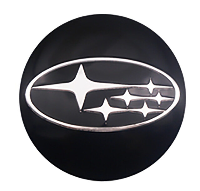 4pcs 56mm Wheel hub center cap sticker for Subaru STI Hub cover emblem ...