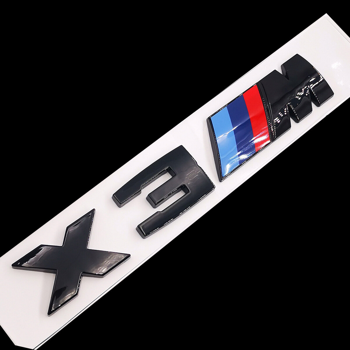 BOBO BMW M X3 Logo Auto Badge Emblem Trunk Emblem COMPETITION Bar ...