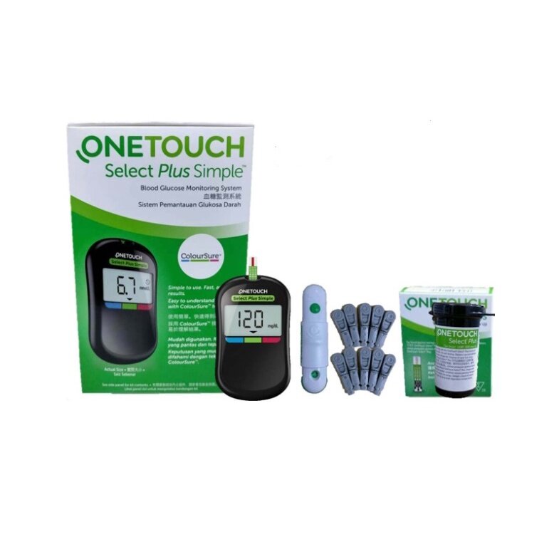 One Touch / OneTouch Select Plus Simple Gluco Meter & Lancing Device ...