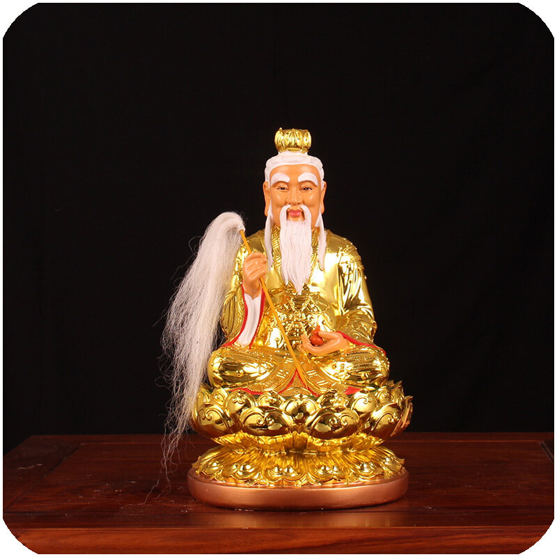 สีขาวรูปปั้นหินอ่อนของ Taishang Laojun ผู้ก่อตั้งสาม Qing Dynasties ...