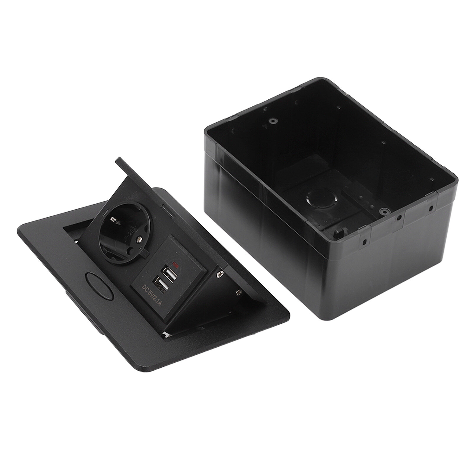 Desktop Socket Dual USB Port Bounce Table Power Strip Waterproof ...