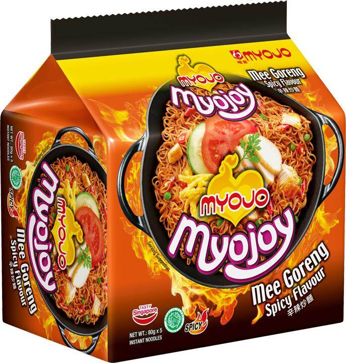 Myojo Instant Noodles - Mee Goreng Spicy Flv 80G x 5 Pkts | Lazada