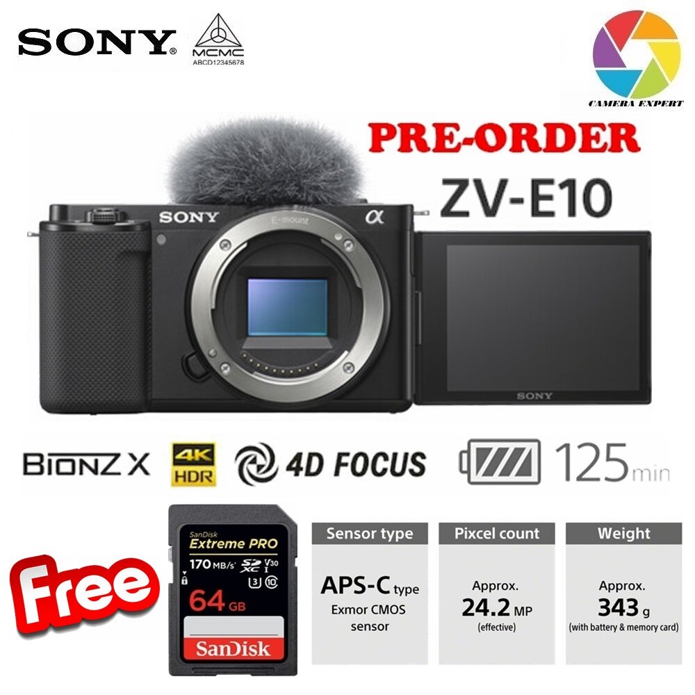 Sony ZV-E10 Price in Malaysia & Specs - RM2999 | TechNave