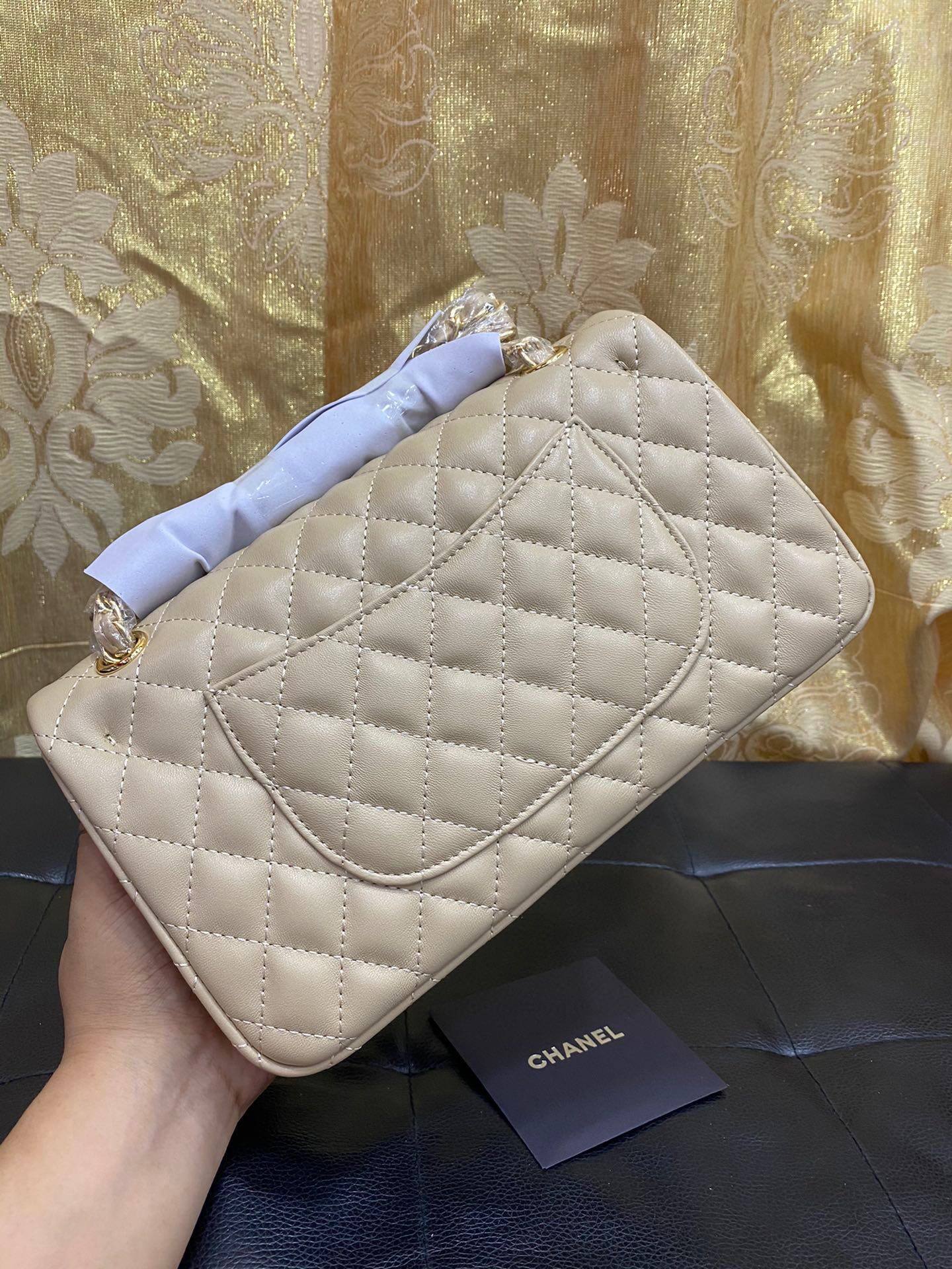 latest brand women bag Lambskin chain shoulder bag Diamond embossed ...