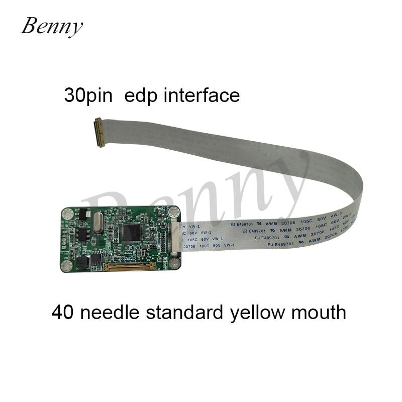 40-Pin บอร์ดอะแดปเตอร์ EDP บางพิเศษหกบิต,บอร์ด LVDS เป็น EDP พร้อมสาย ...