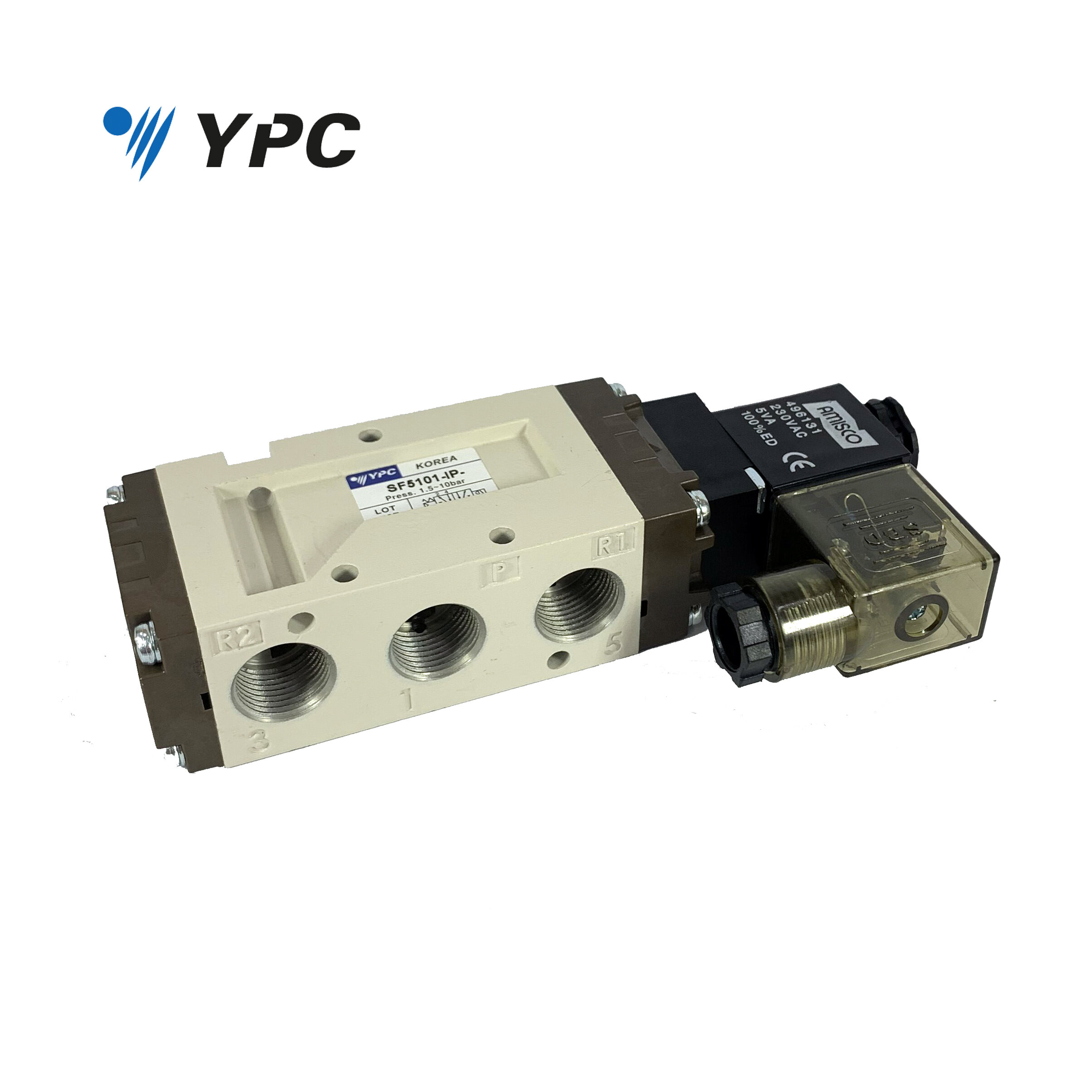 YPC SF5101-IP 5/2 WAY SINGLE COIL SOLENOID VALVE 3/8 | Lazada