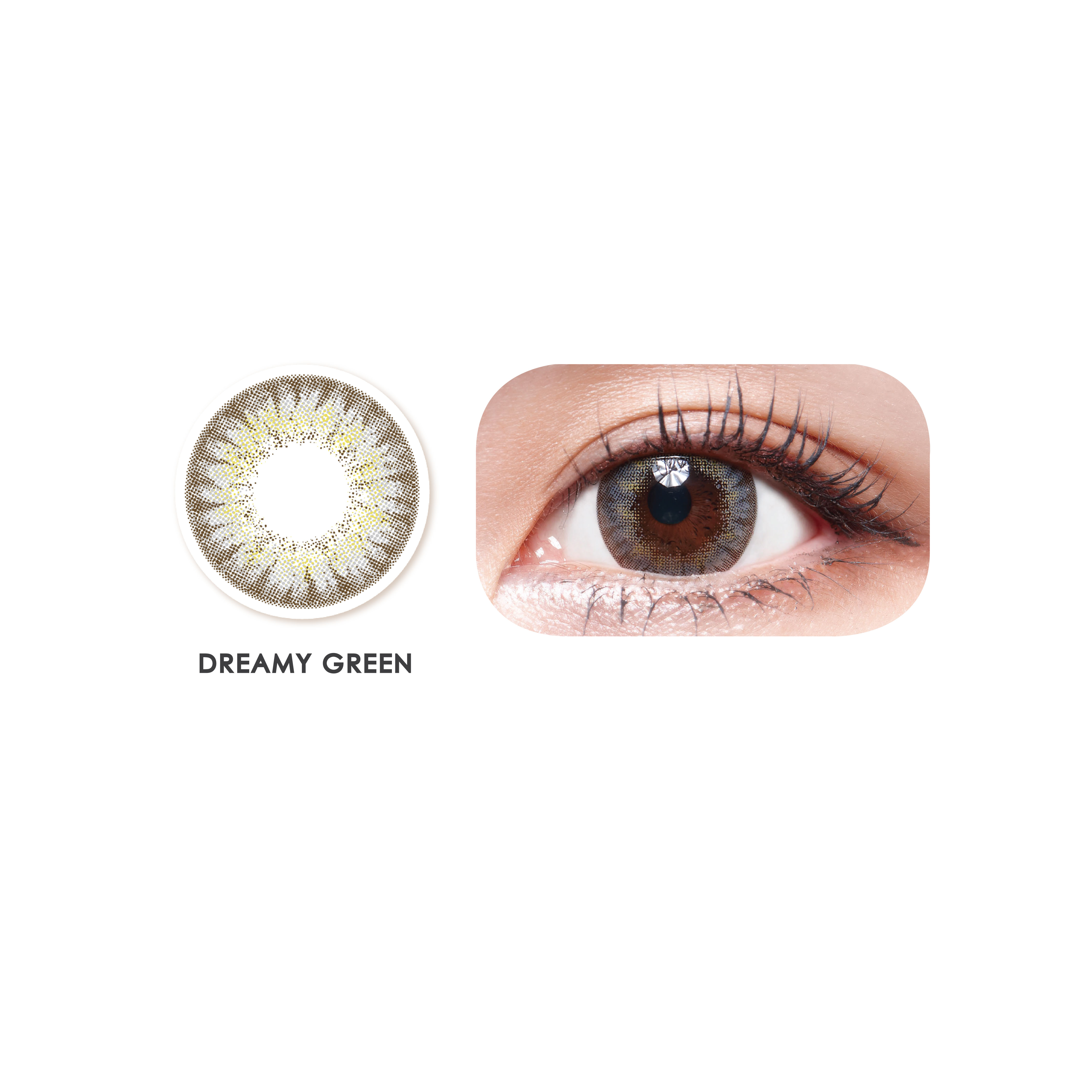 HORIEN Eye Secret 38% Monthly Color Contact Lens 1 Pair can mix power ...