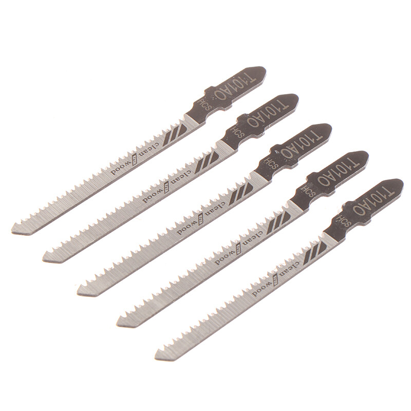5PCS T101AO HCS T-Shank Jigsaw Blades Curve Cutting Tool For Wood ...
