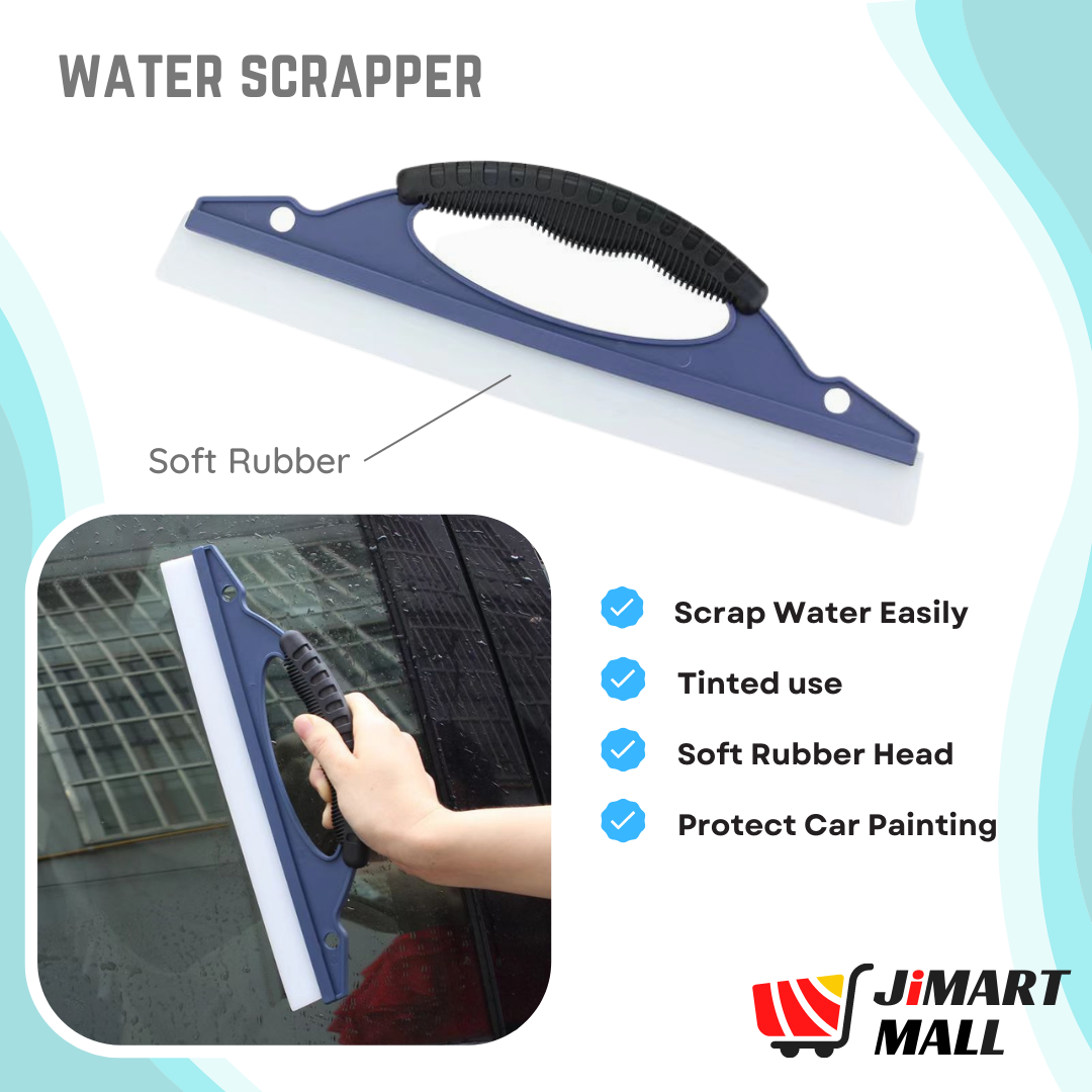 WATER SCRAPPER Tinted Windshield Windscreen Car Wash Home Window Wash ...