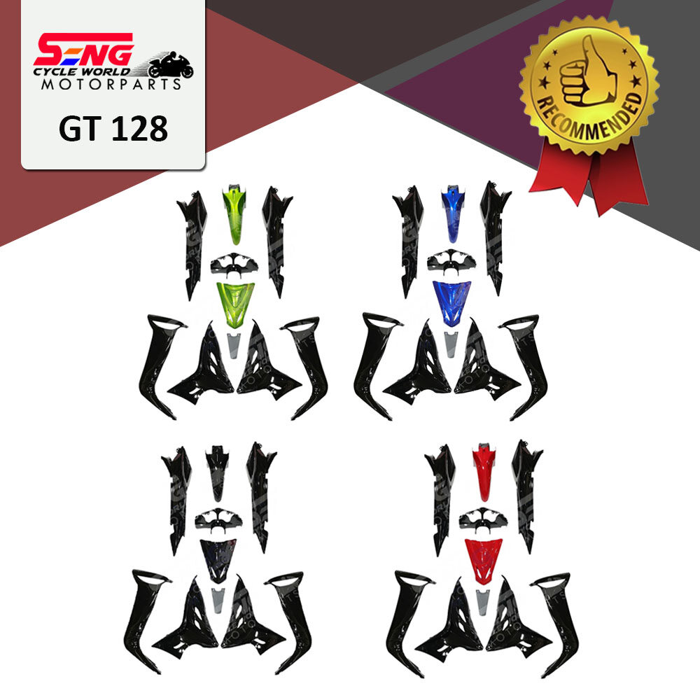 MODENAS GT128 BODY COVER, COLOUR PARTS SET RED, BLACK, GREEN, BLUE | Lazada