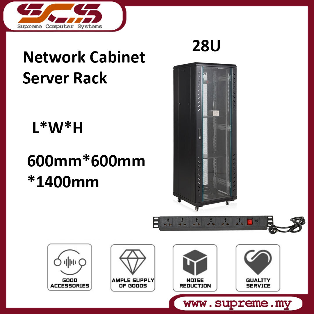 19 inch 28U Network Cabinet Server Rack soundproof fireproof rack ...