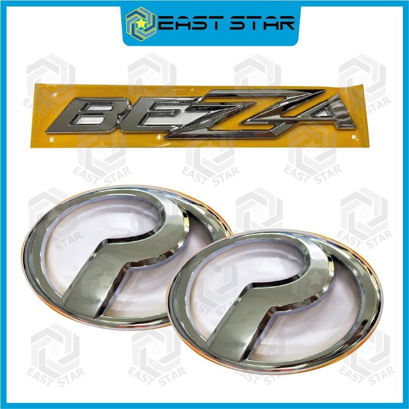 Perodua Bezza Emblem Logo Rim Cap Matte Black | Lazada