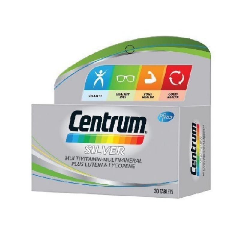 Centrum Silver Multivitamin-Multimineral Plus Lutein & lycopene 30's ...