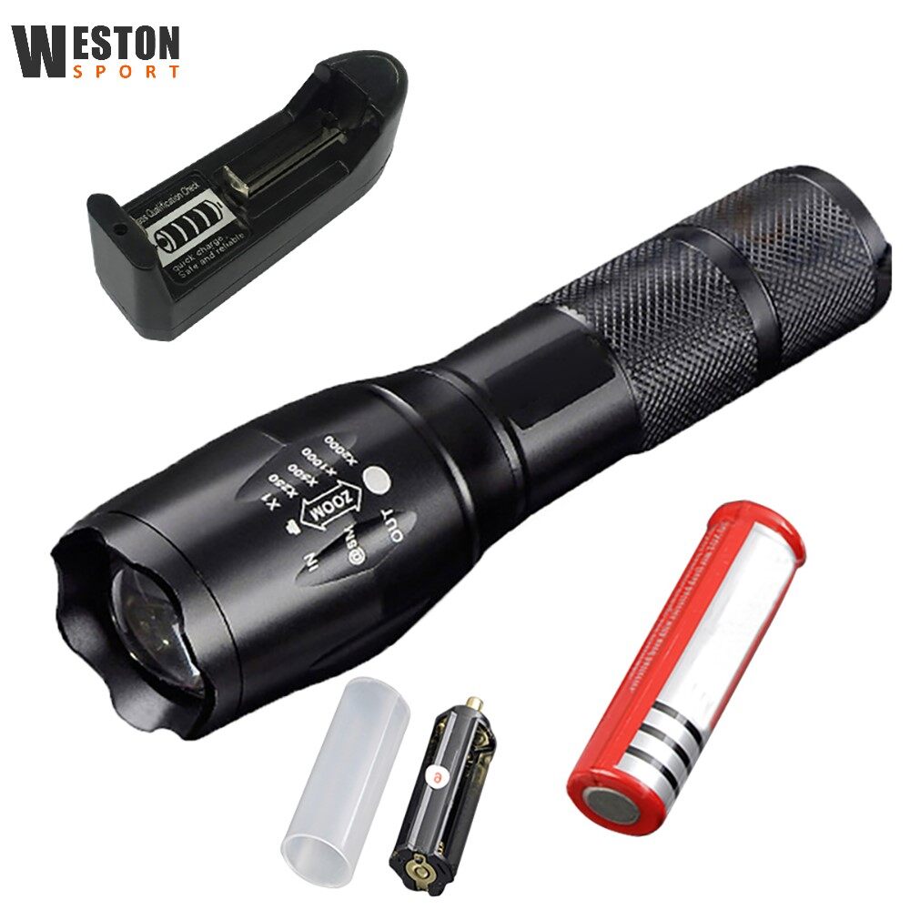 T6 USB Re-ไฟแอลอีดีชาร์จได้ไฟฉาย,18650 Beacon,กลางแจ้ง,แคมป์,สูง,ขายส่ง ...