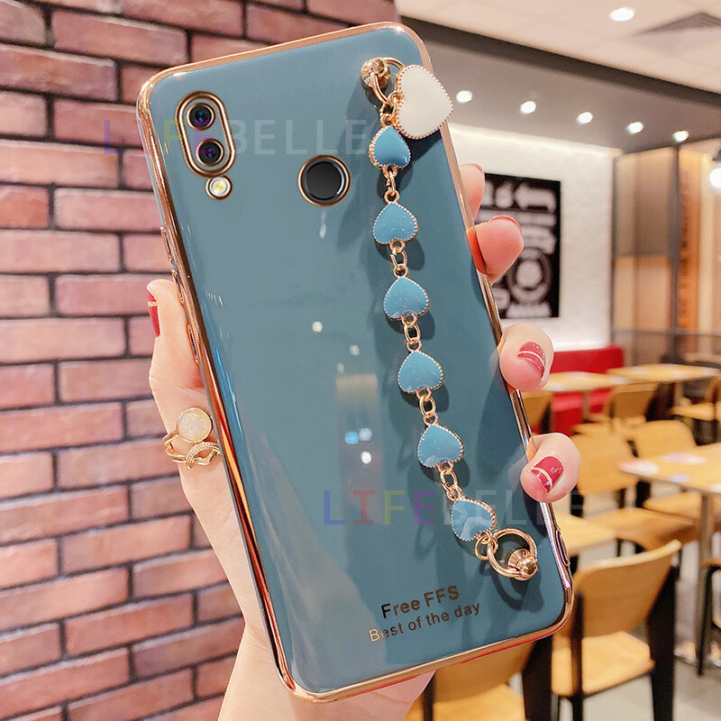 LIFEBELLE Casing for Huawei Nova 3i Case + Love Heart Bracelet [Camera ...