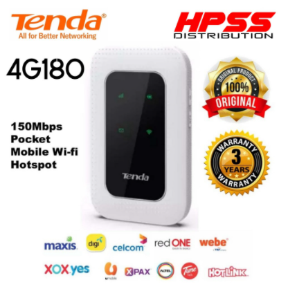 TENDA New 4G180 V2 4G LTE Wireless WiFi Modem Router SIM Can Voice Call ...
