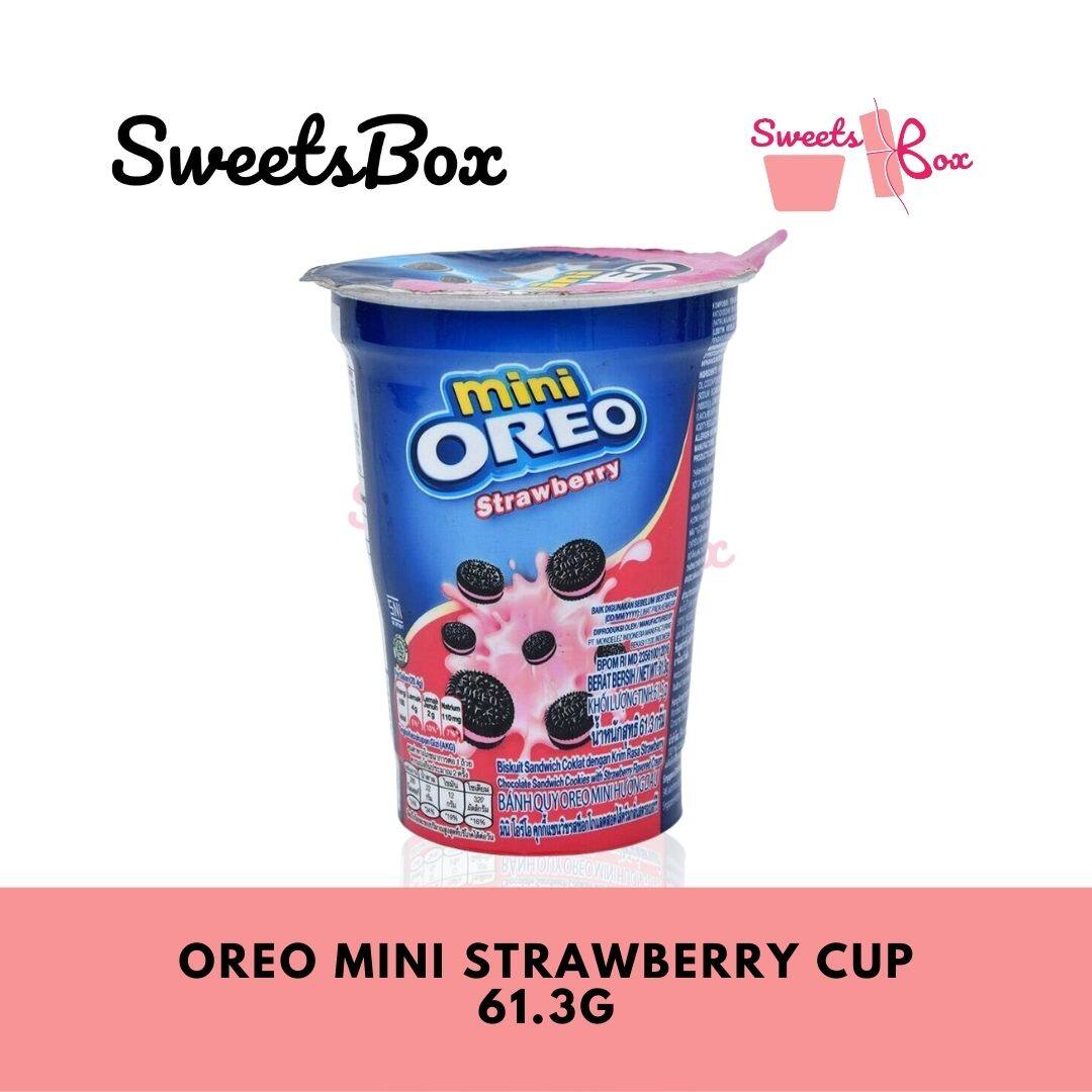 Sweetsbox | Oreo Mini Cup 61.3g - Vanilla/Chocolate/Strawberry - Biskut ...