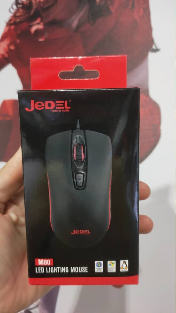 【JEDEL】100% JEDEL M80 RGB Colourful Rainbow LED USB Optical Wired ...