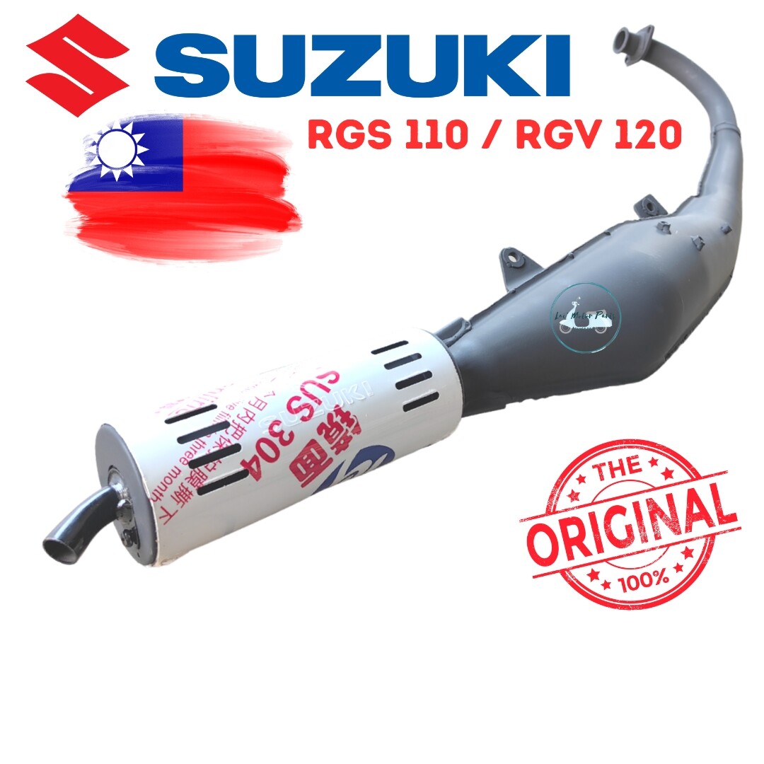ORIGINAL SUZUKI EXHAUST PIPE EZOS PIPE MUFFLER EXHAUST PIPE SUZUKI RGS ...