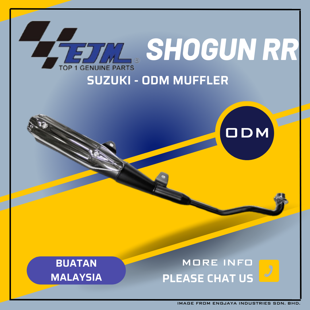 100% EJM SUZUKI SHOGUN RR 125 STD EXHAUST PIPE COMP ASSY - SHOGUN-RR EX ...