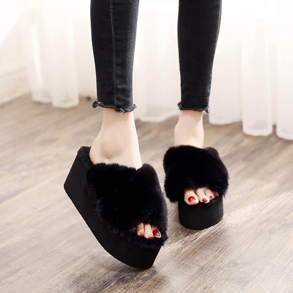 Laure Women's Winter Home Outdoor Indoor Slippers Non-Slip Shoes Casual ...