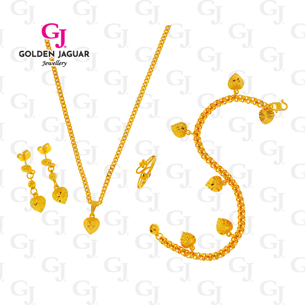 GJ Jewellery Gold Korea Gold กรุงเทพฯ24K Combo Set Pure Love-สร้อย ...