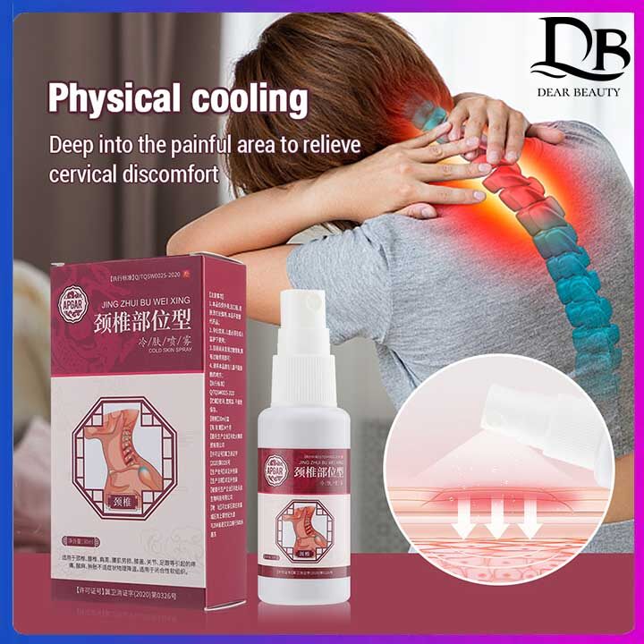 Dearbeauty Cervical Spine Type Gel Cold Compress Spray Physical Cooling ...