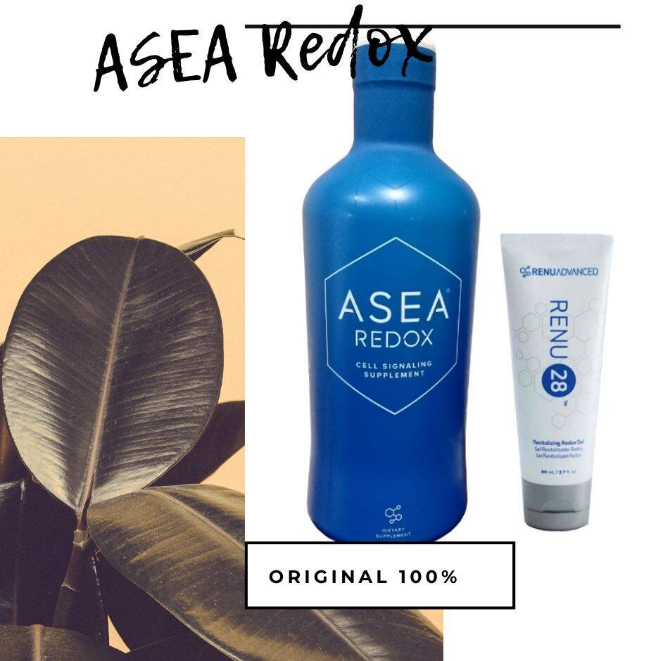 ASEA Redox (NEW) Supplement Water (960ML) + Renu 28 Revitalizing Redox ...