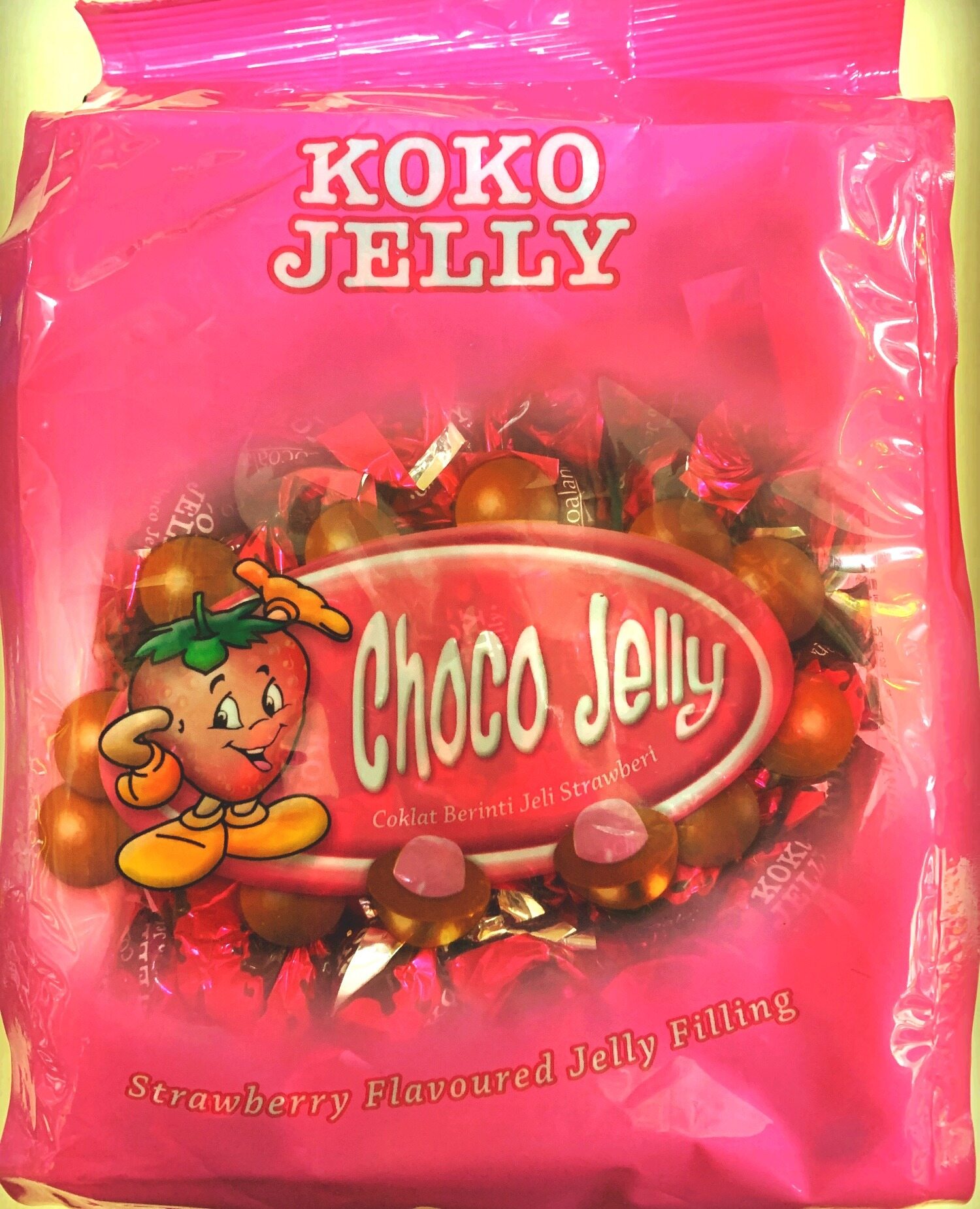 ️BEST ️ COCOALAND KOKO JELLY STRAWBERI / CHOCO JELLY STRAWBERRY 150PCS ...