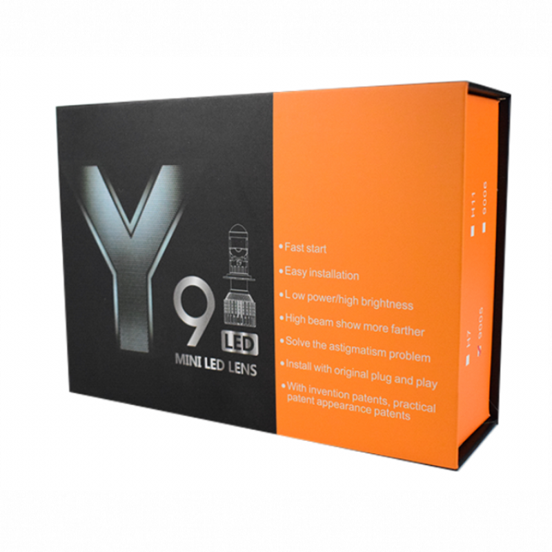 ไฟหน้ารถหลอดไฟ H11 LED H7 H8 H9 9005 HB3 9006 HB4 Mini เลนส์โปรเจคเตอร์ไฟหมอก6000K 12V RHD LHD ...