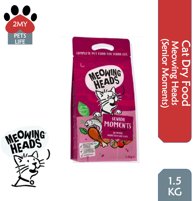 MEOWING HEADS SENIOR MOMENTS CAT DRY FOOD | Lazada