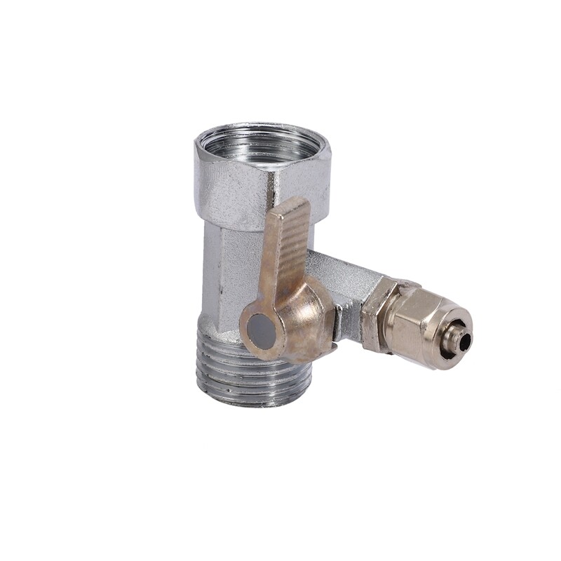 RO Feed Water Adapter 1/2" to 1/4" Ball Valve Faucet Tap Feed Reverse ...